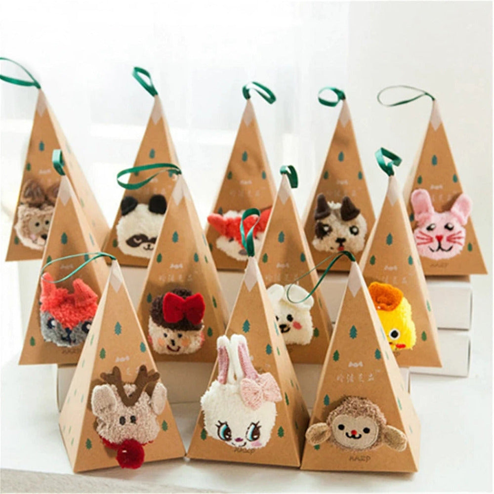 Cute Fluffy Animal Socks | Kawaii Fuzzy Socks Gift Box – Mochi Mart